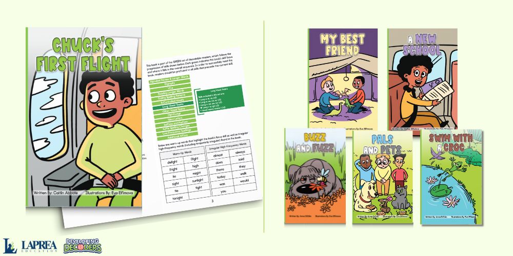 Laprea Education - Developing Decoders Green Fiction Collection